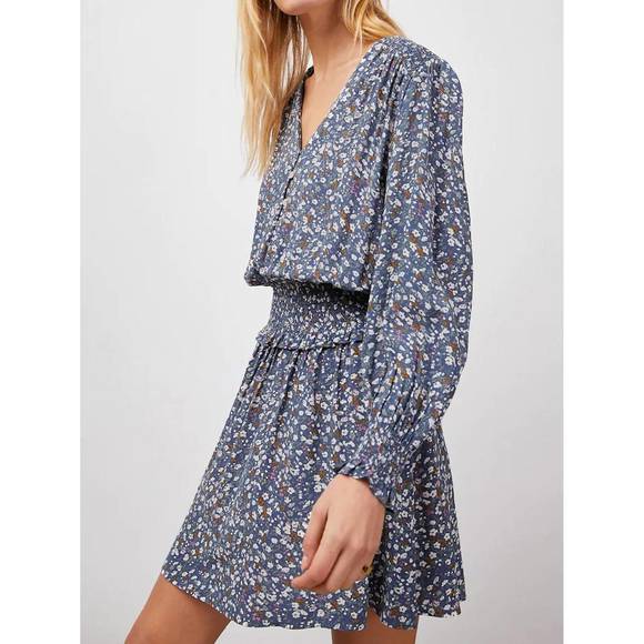 Rails | Dresses | New Rails Zana Mini Dress In Blue Ditsy Floral | Poshmark